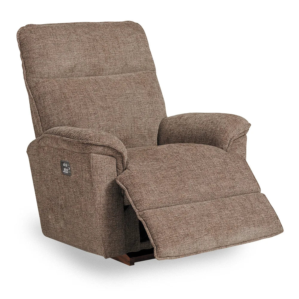 Jay Power Rocking Recliner w/ Headrest & Lumbar – Home Furniture Co.